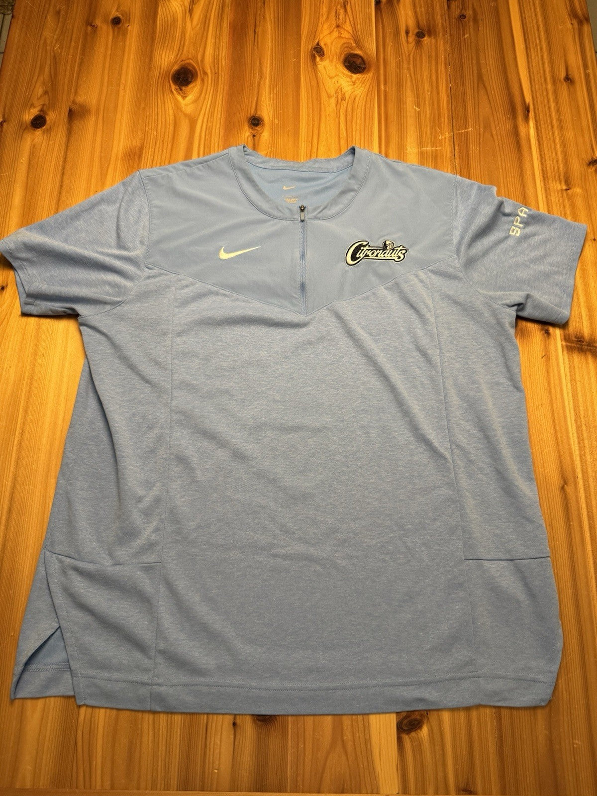 UCF Knights Citronauts SPACE U Football Team Issued Nike Blue Quarter ...