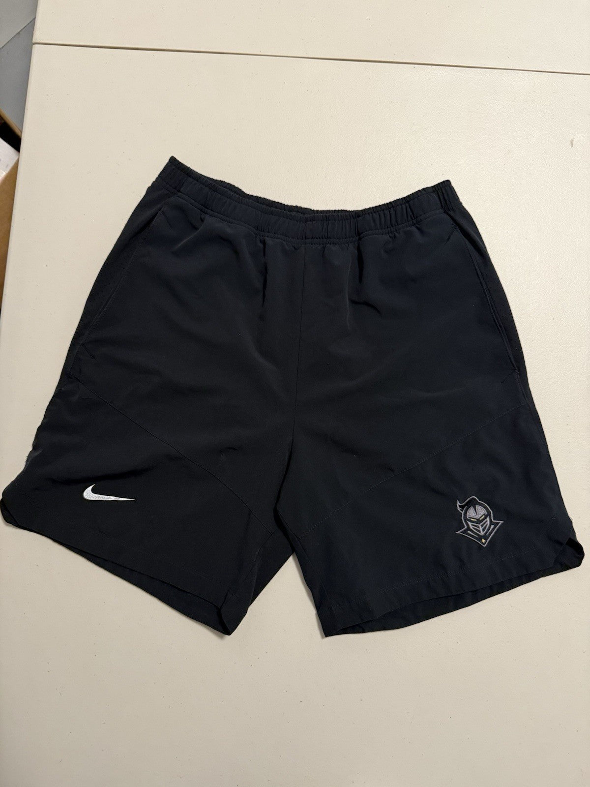 UCF Knights Football Team Issued Nike Dri-Fit Black On-Field 7-inch Sh ...