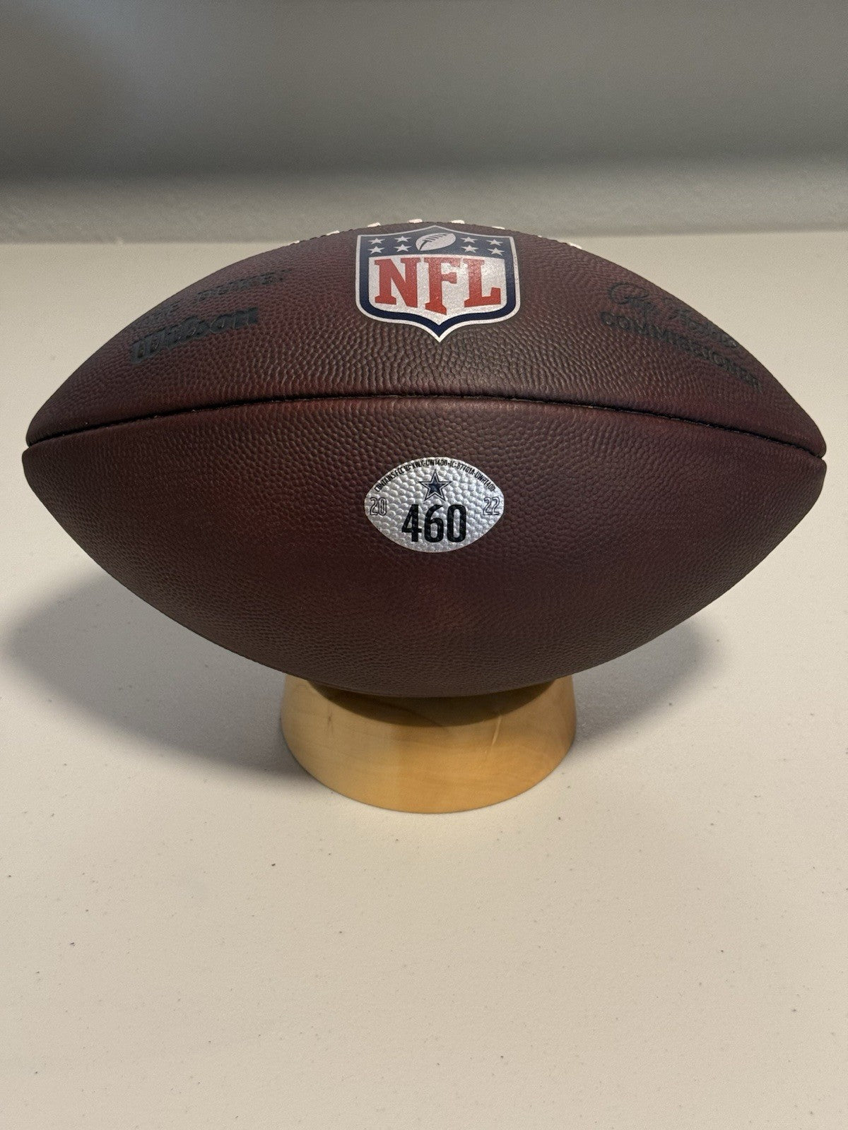 2022 Dallas Cowboys Game Ball #460 Wilson Duke NFL Football Fully Game ...