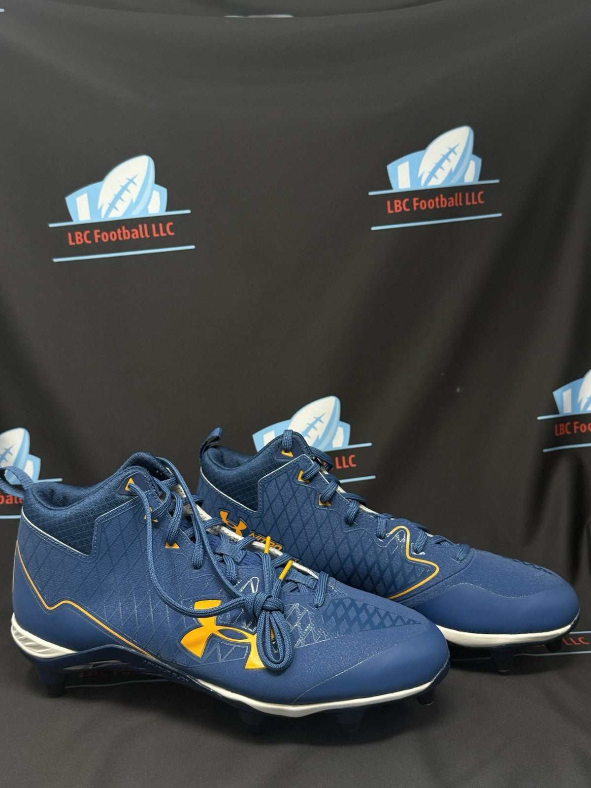 Navy Blue Angels Edition Game Issued Under Armour NCAA Football Cleats ...