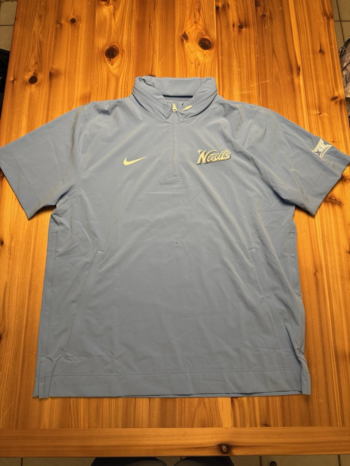 UCF Knights Citronauts "NAUTS" Logo Nike Dri-Fit Quarter Zip Shirt Hoo ...