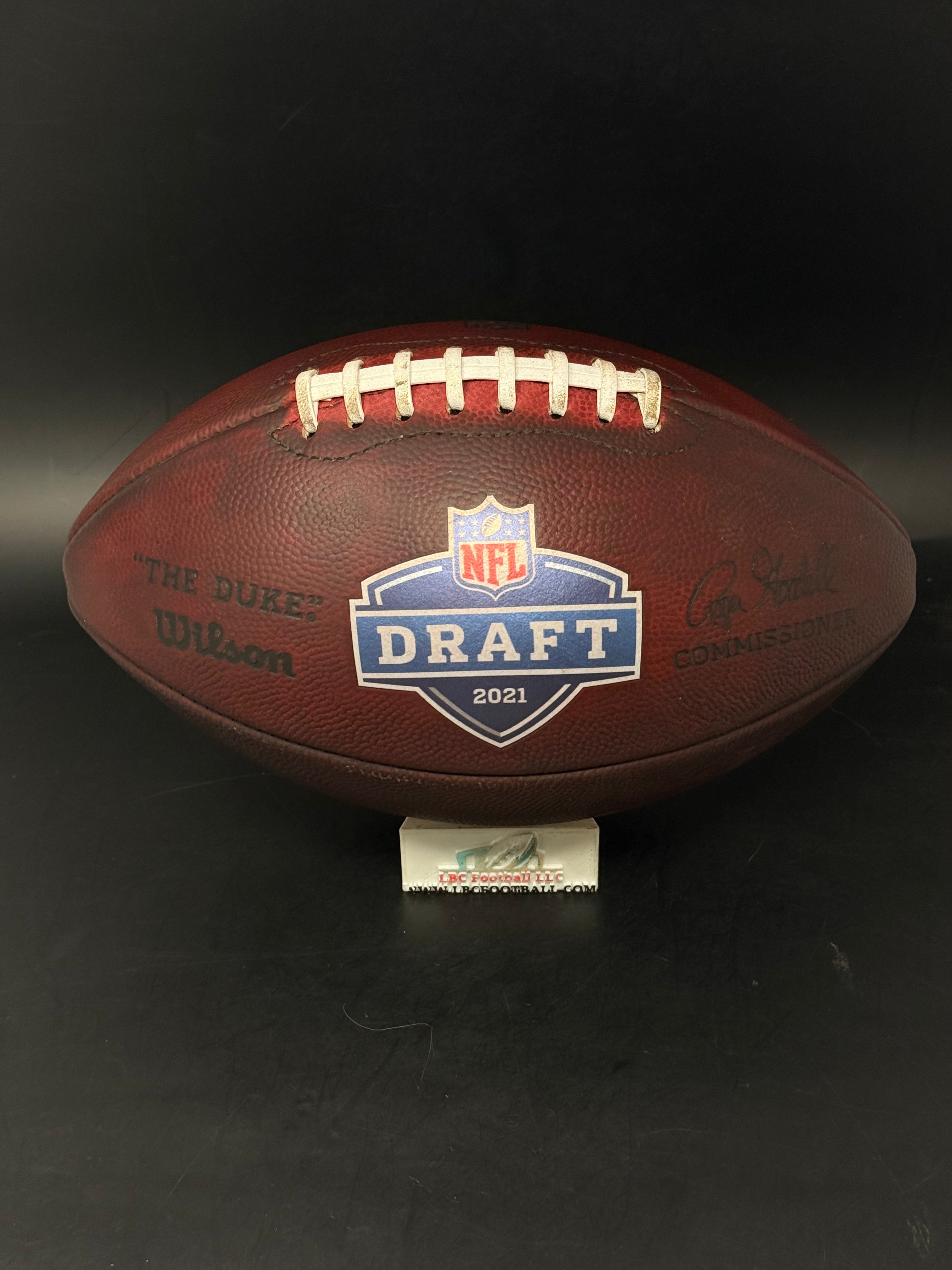 Special: 2021 NFL Draft Edition Game Prepped Wilson The Duke Leather G ...