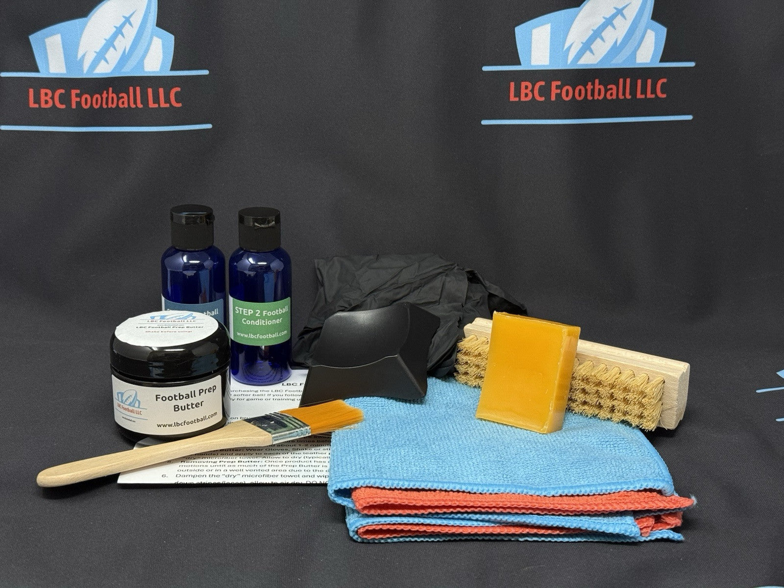 LBC Football DIY Game Prep Kit - Football Mud Conditioner Tack Brush ...
