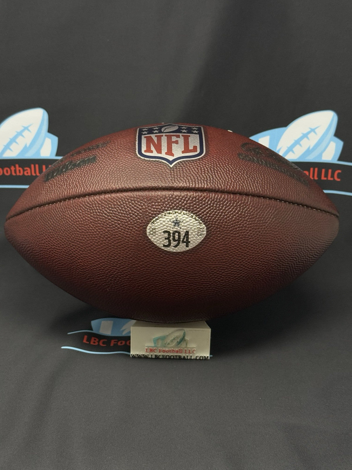 2022 Dallas Cowboys Game Ball #394 Wilson Duke NFL Football Fully Game ...